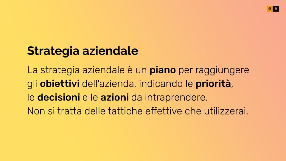 Strategia aziendale in 11 punti: come costruirne una efficace ...